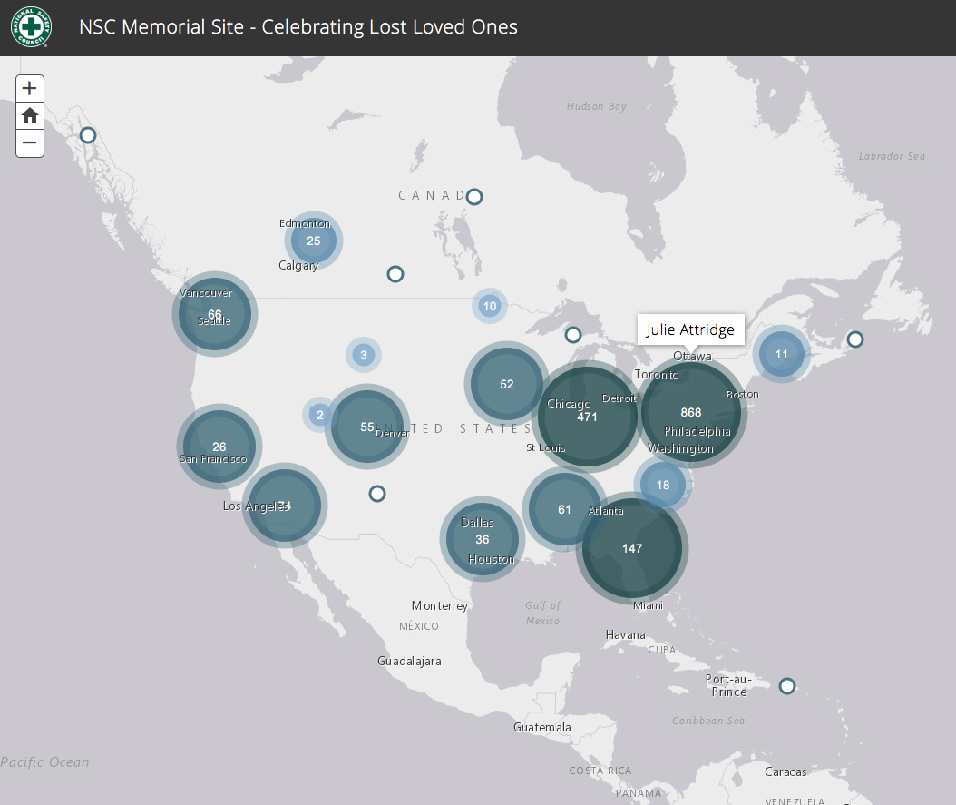 Maps by ScottMemorial Map to Mourn Loved Ones - 1/28/19 - Maps by Scott