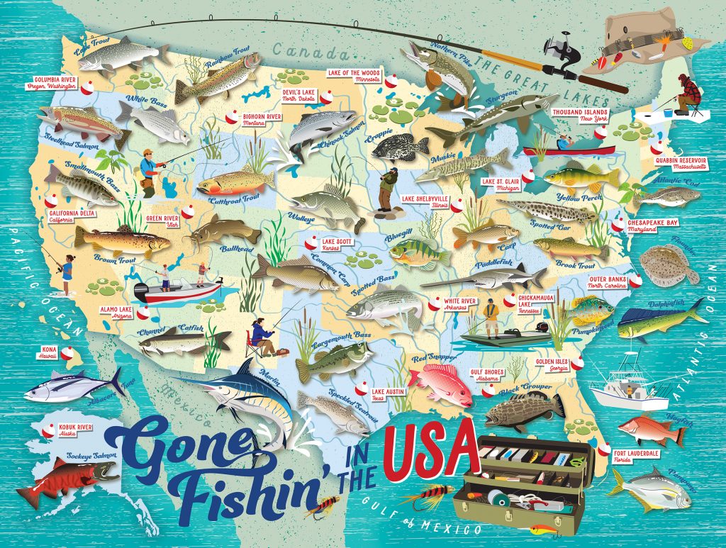 Maps by ScottFishing in the USA - Maps by Scott